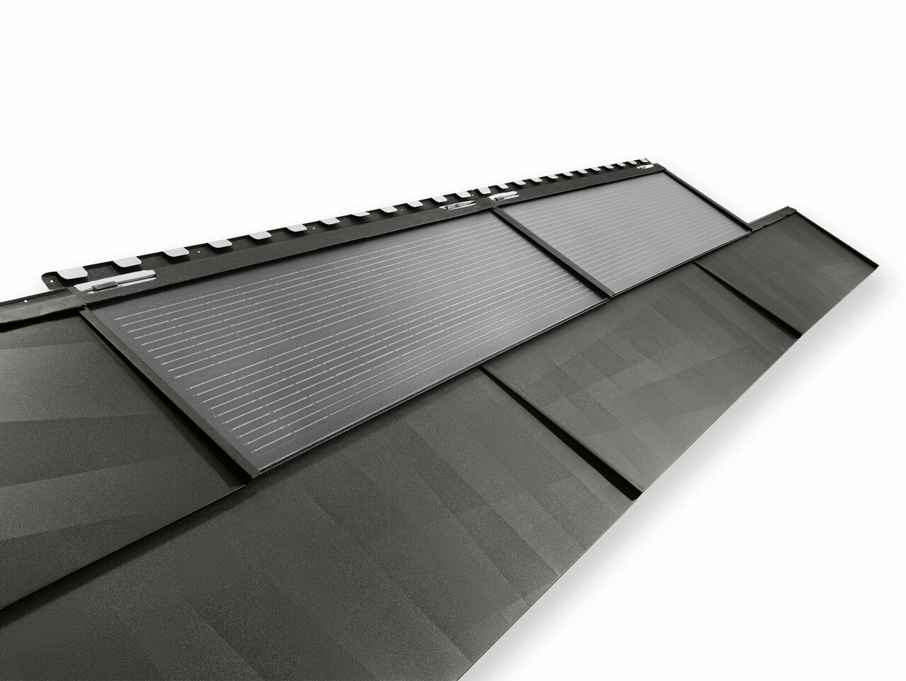 Solardachplatte – Aluminiumdach mit integrierter Photovoltaikanlage | PREFA
